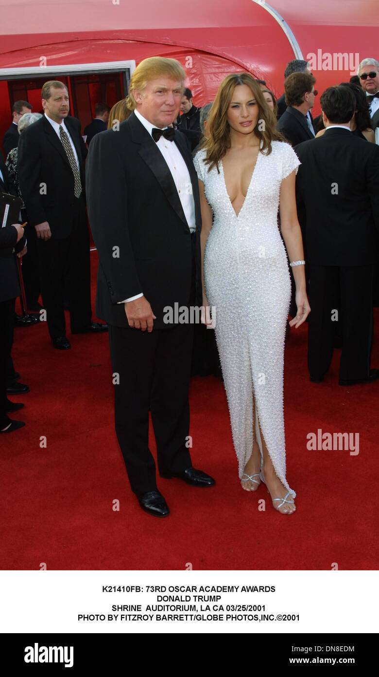 Mar. 25, 2001 - K21410FB: 73RD OSCAR ACADEMY AWARDS.DONALD TRUMP.SHRINE ...