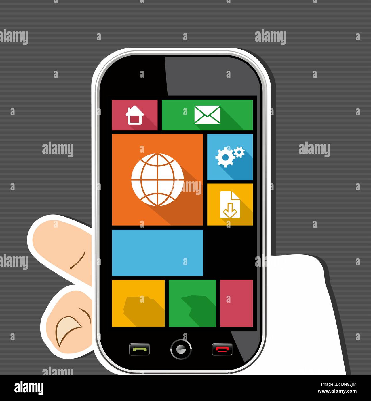 Colorful Web mobile UI apps user interface flat icons Stock Vector ... Colorful Web mobile UI apps user interface flat icons Stock Vector ...