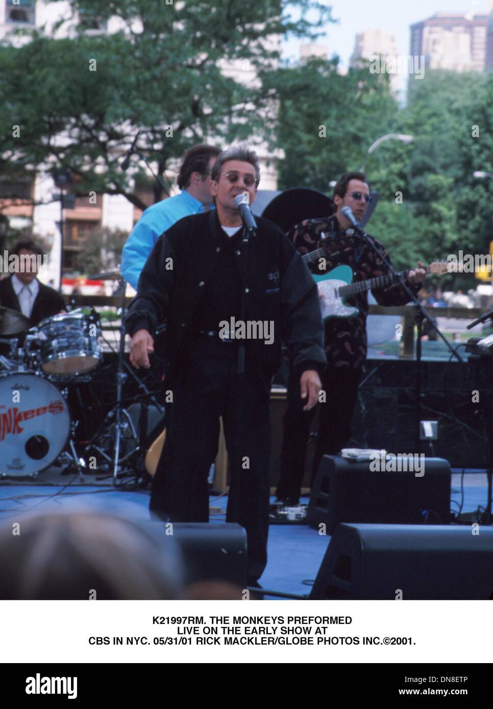 May 31, 2001 - K21997RM. THE MONKEYS PREFORMED.LIVE ON THE EARLY SHOW ...