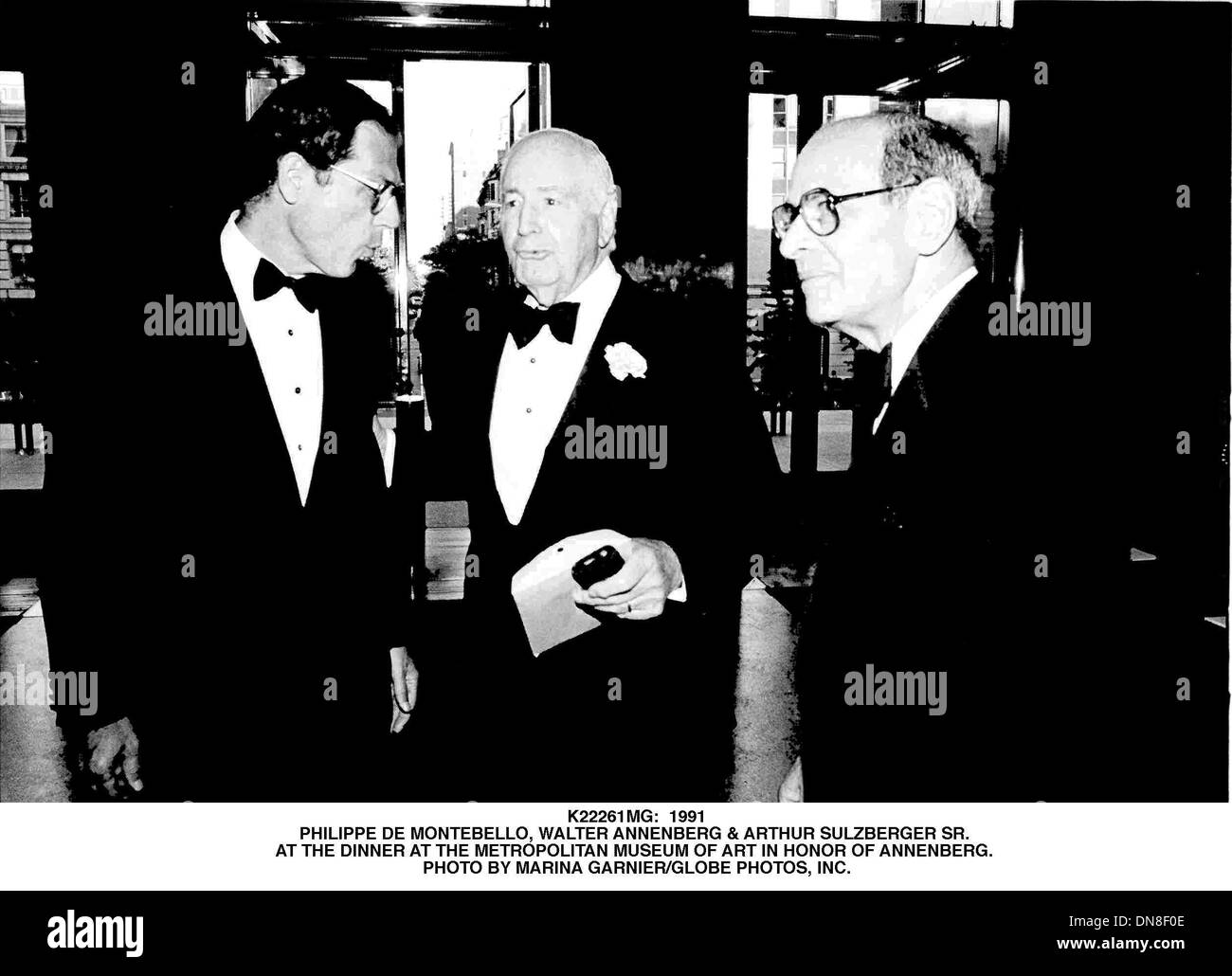 June 28, 2001 - K22261MG: 1991.PHILIPPE DE MONTEBELLO, WALTER ANNENBERG ...