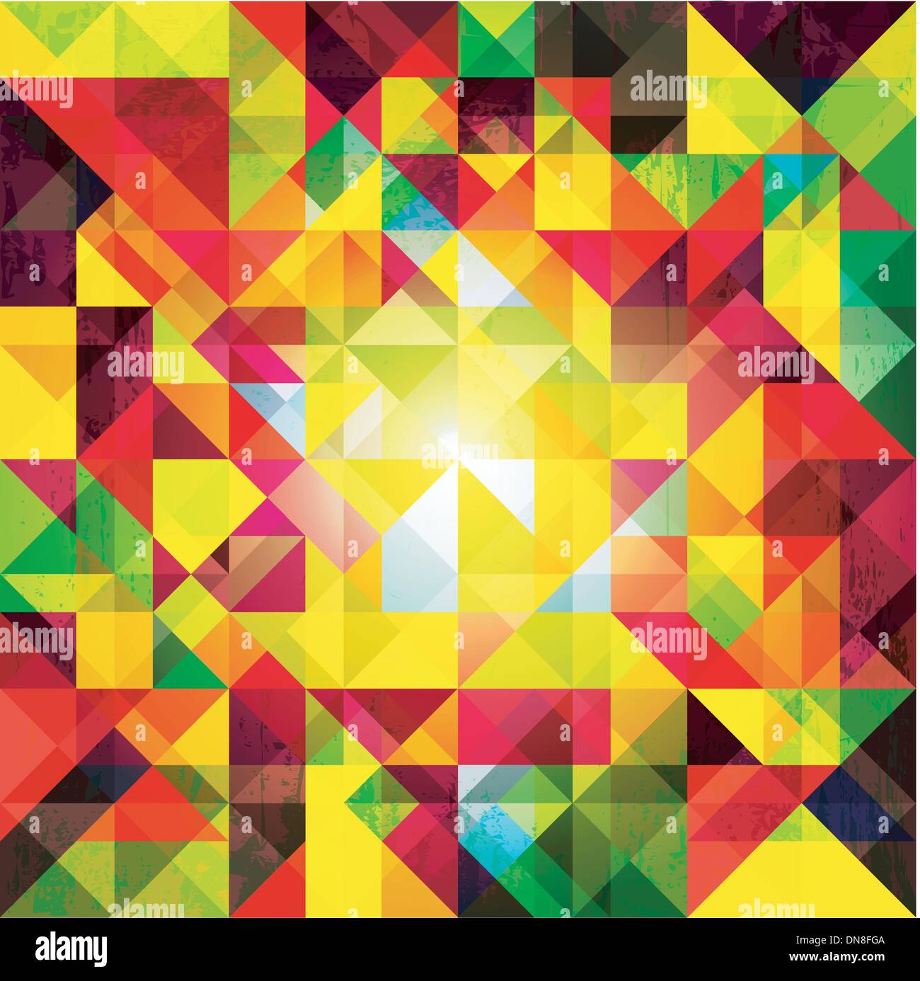 Abstract rainbow geometric background Stock Vector Images - Alamy