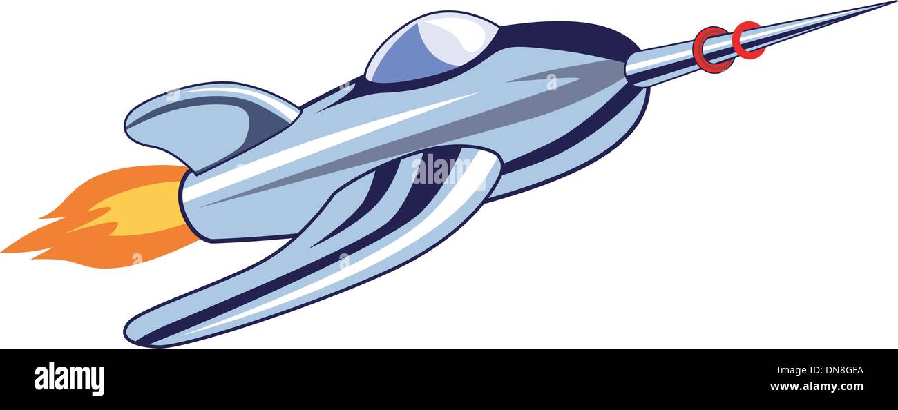 Building rocket illustration Stock Vector Images - Alamy