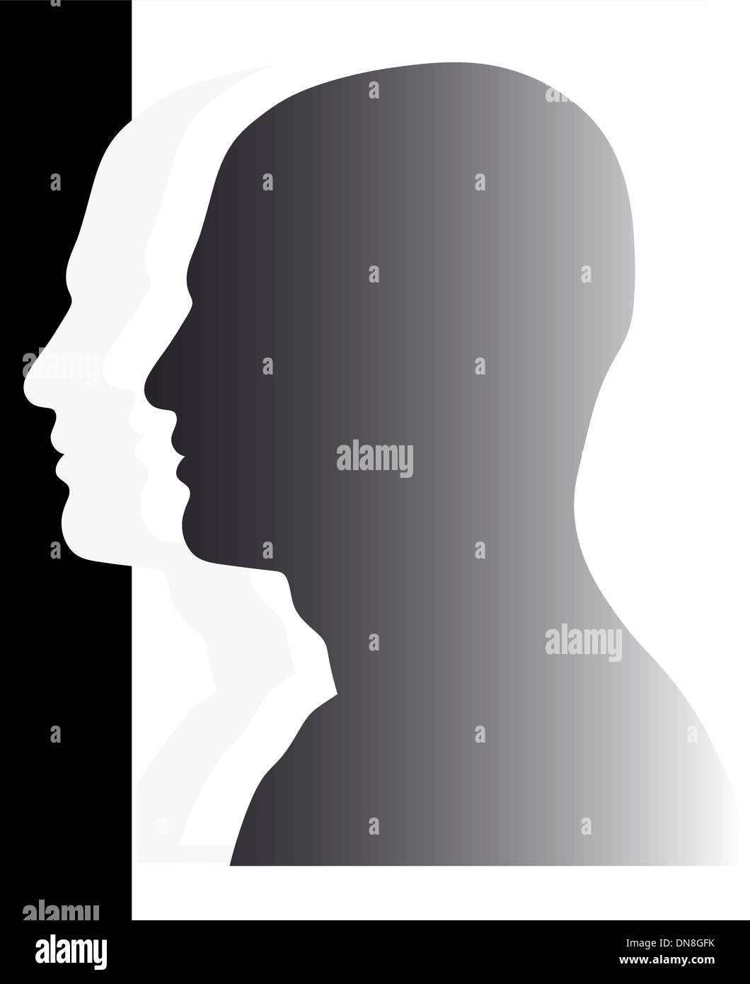 Part of crowd Stock Vector Images - Alamy