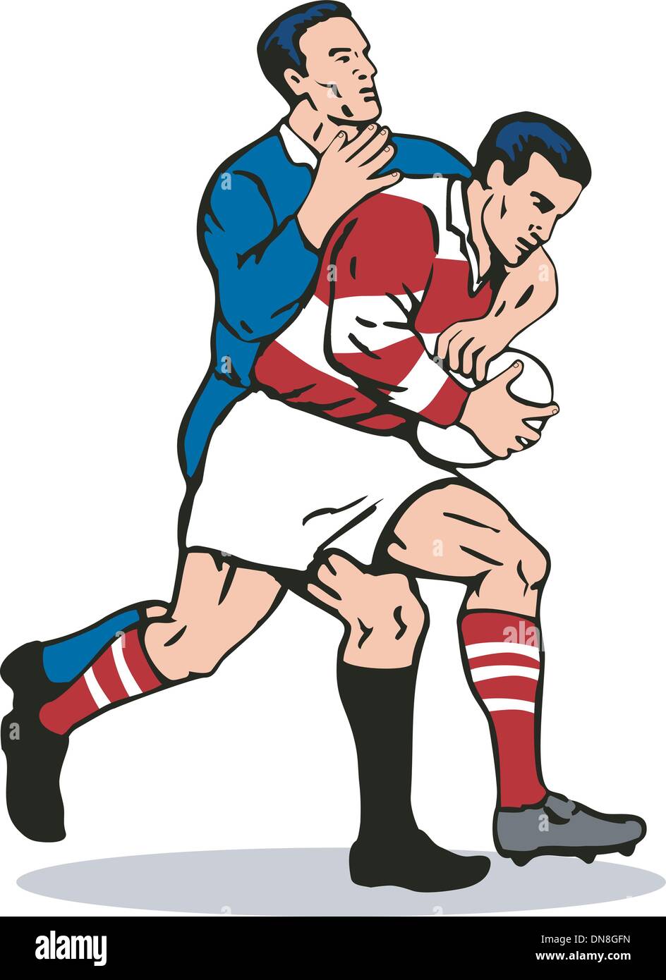 Football Player Clipart Tackle