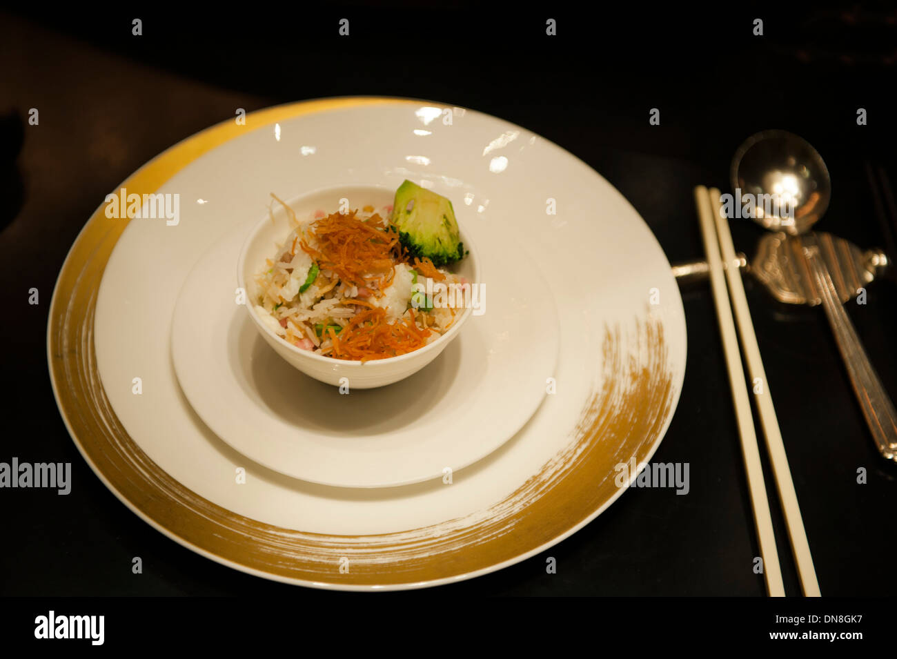 Fried rice at the three star Michelin restaurant The Eight of Grand ...