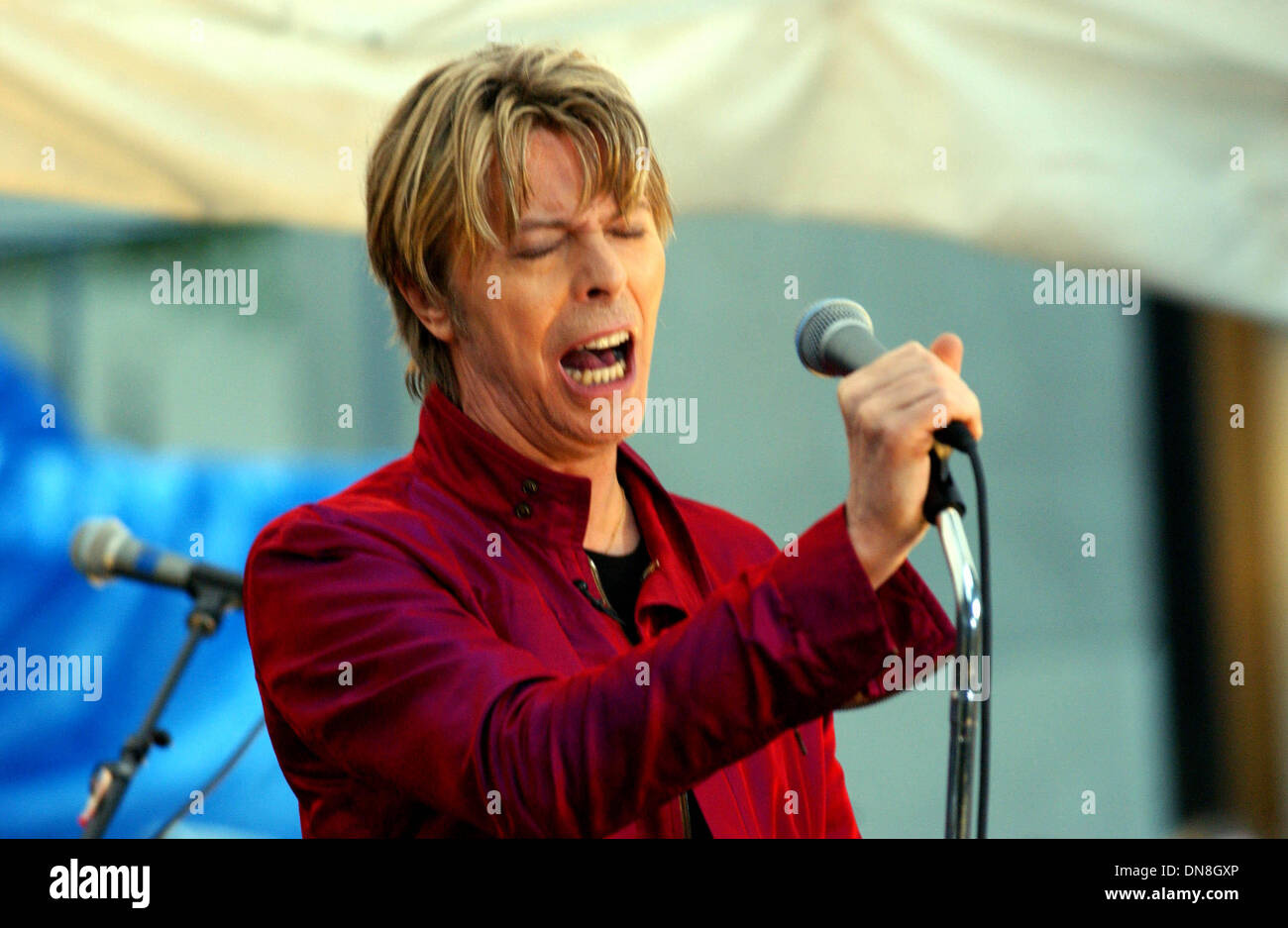 June 14, 2002 - K25327 DAVID BOWIE APPEARS ON NBC'S.''TODAY SHOW ...