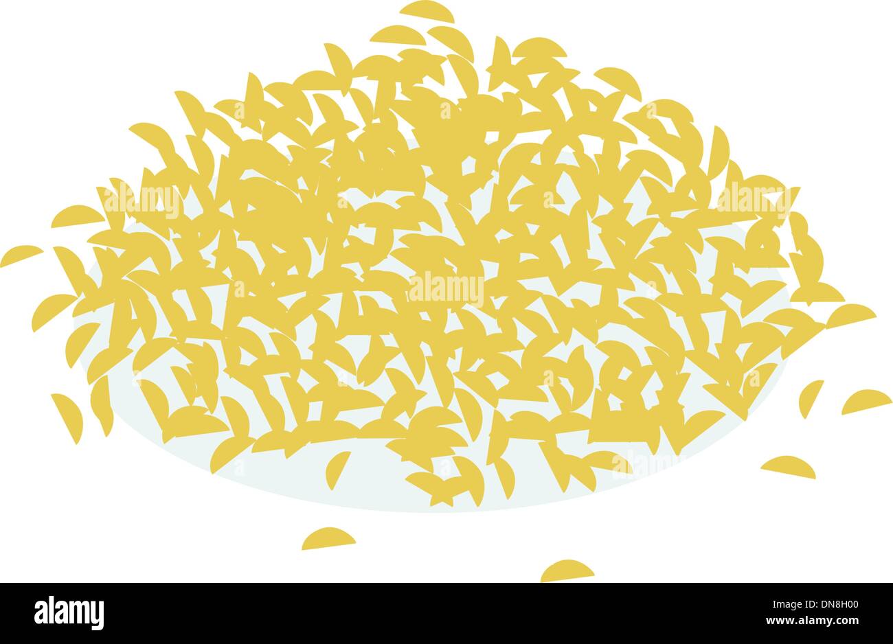 Chickpea on the dish Stock Vector Images - Alamy
