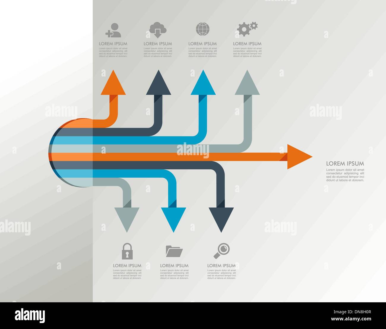 Infographic template graphic elements illustration Stock Vector Image ...