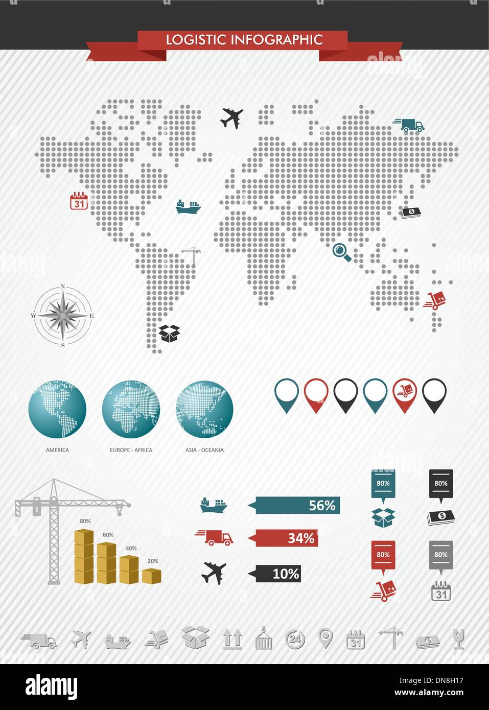 Logistic shop cart icon Stock Vector Images - Alamy