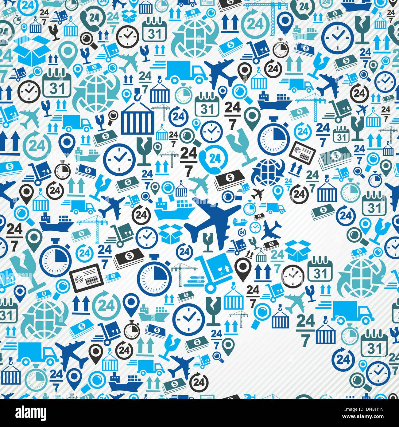 Shop icon digital blue Stock Vector Images - Alamy