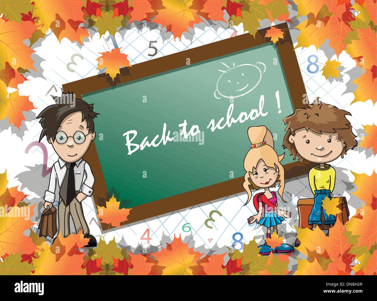 beginning of the school year Stock Vector Image & Art - Alamy