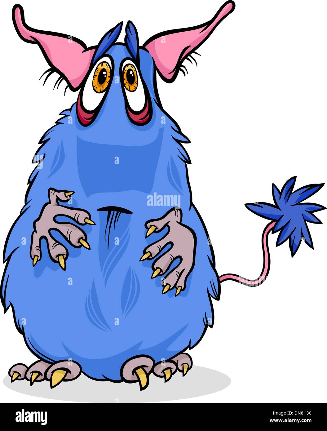 cartoon funny monster illustration Stock Vector Image & Art - Alamy