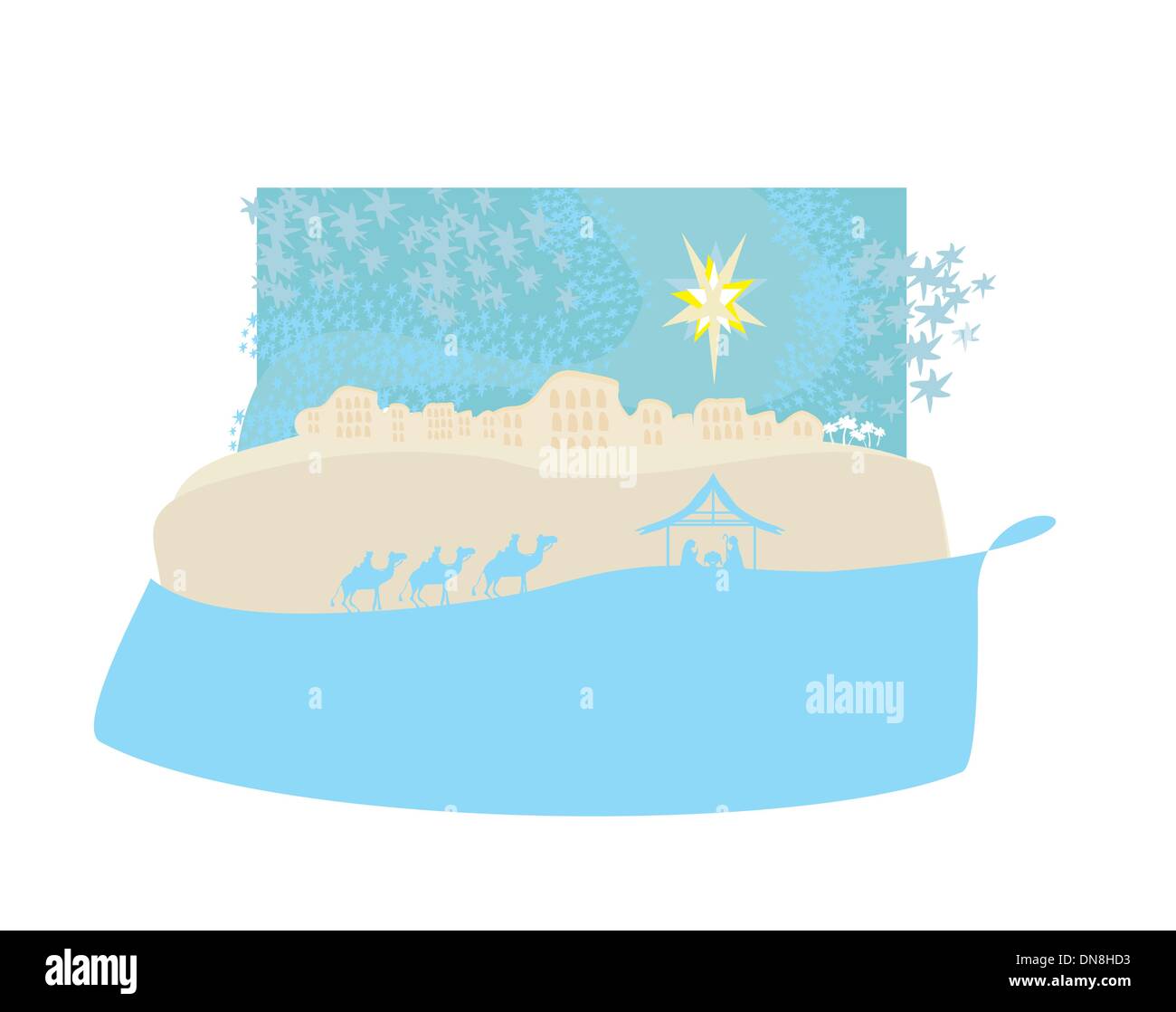 Jesus birth in the stable at bethlehem hi-res stock photography and ...