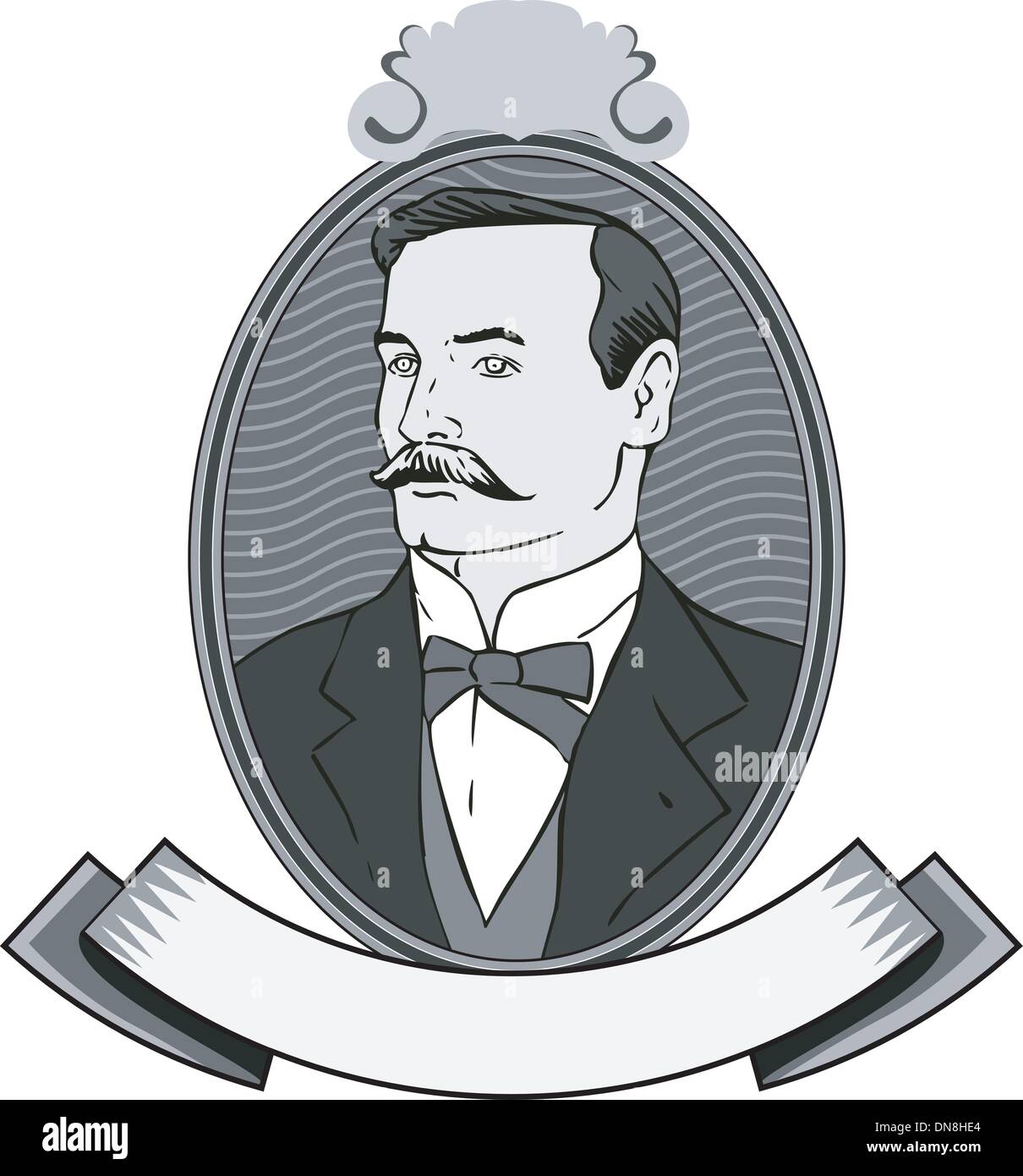 Victorian lady and gentleman Stock Vector Images - Alamy