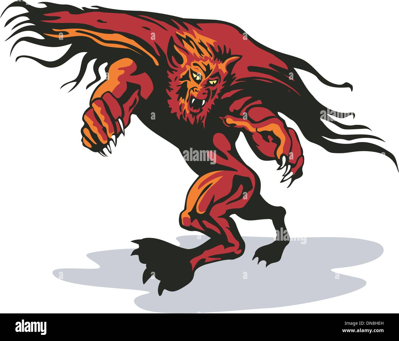 Werewolf monster hi-res stock photography and images - Alamy