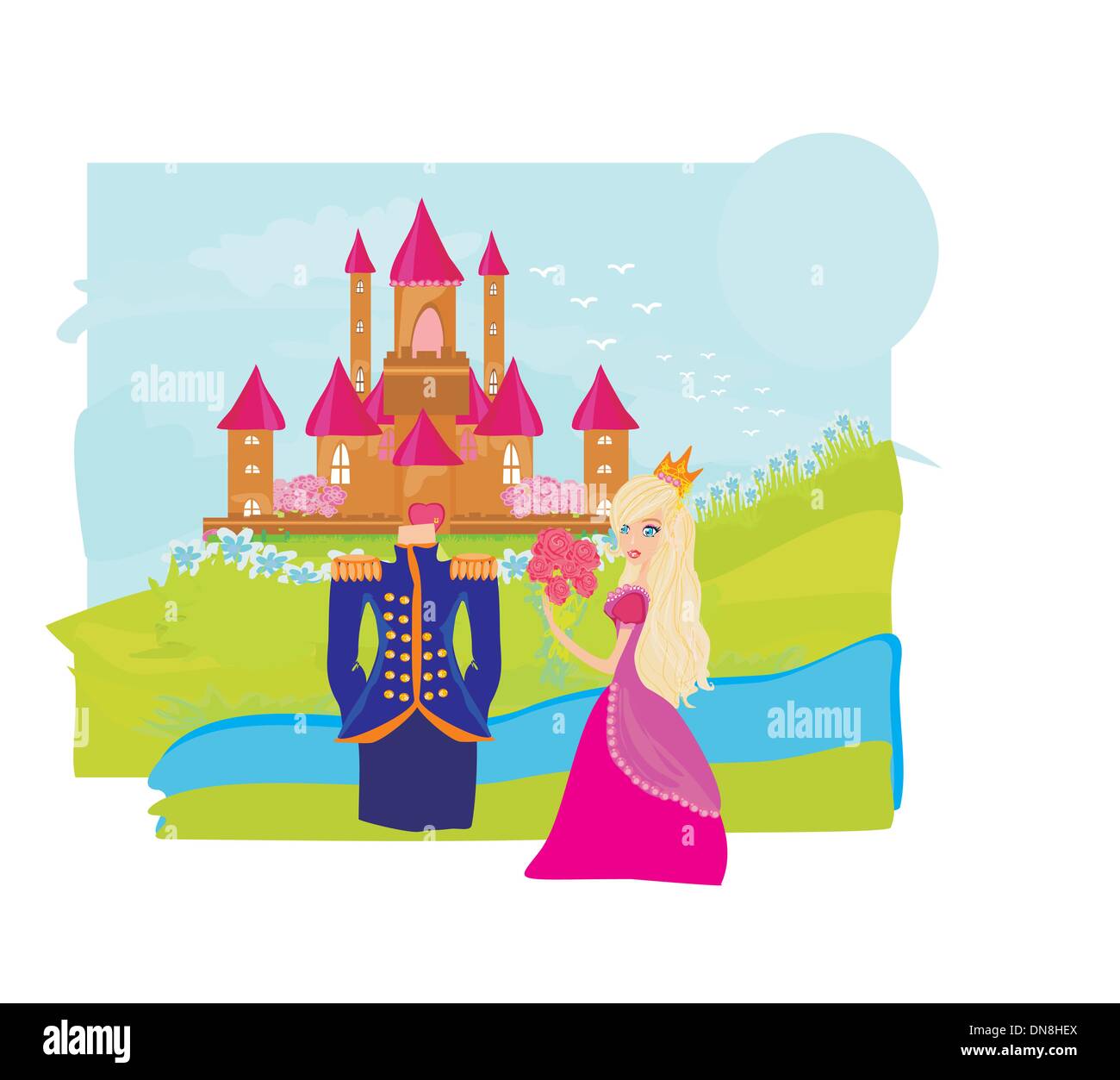 Princess flowers from prince Stock Vector Images - Alamy