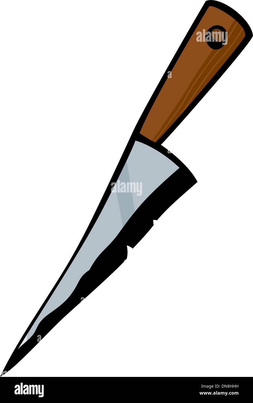 knife clip art cartoon illustration Stock Vector Image & Art - Alamy