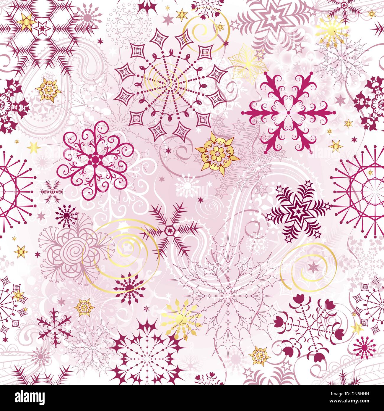Christmas pink seamless pattern Stock Vector Image & Art - Alamy