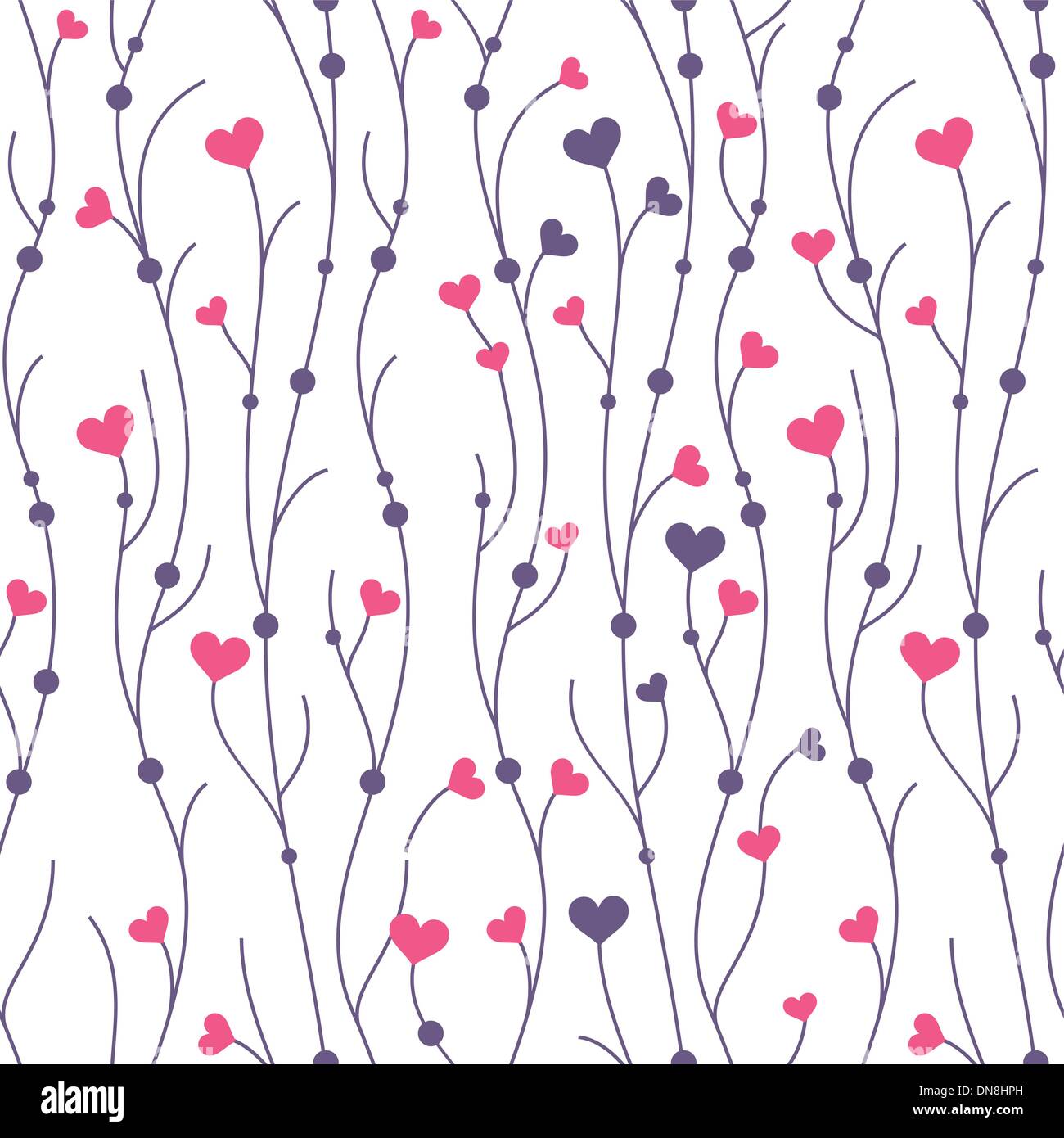 pattern background with hearts Stock Vector Image & Art - Alamy