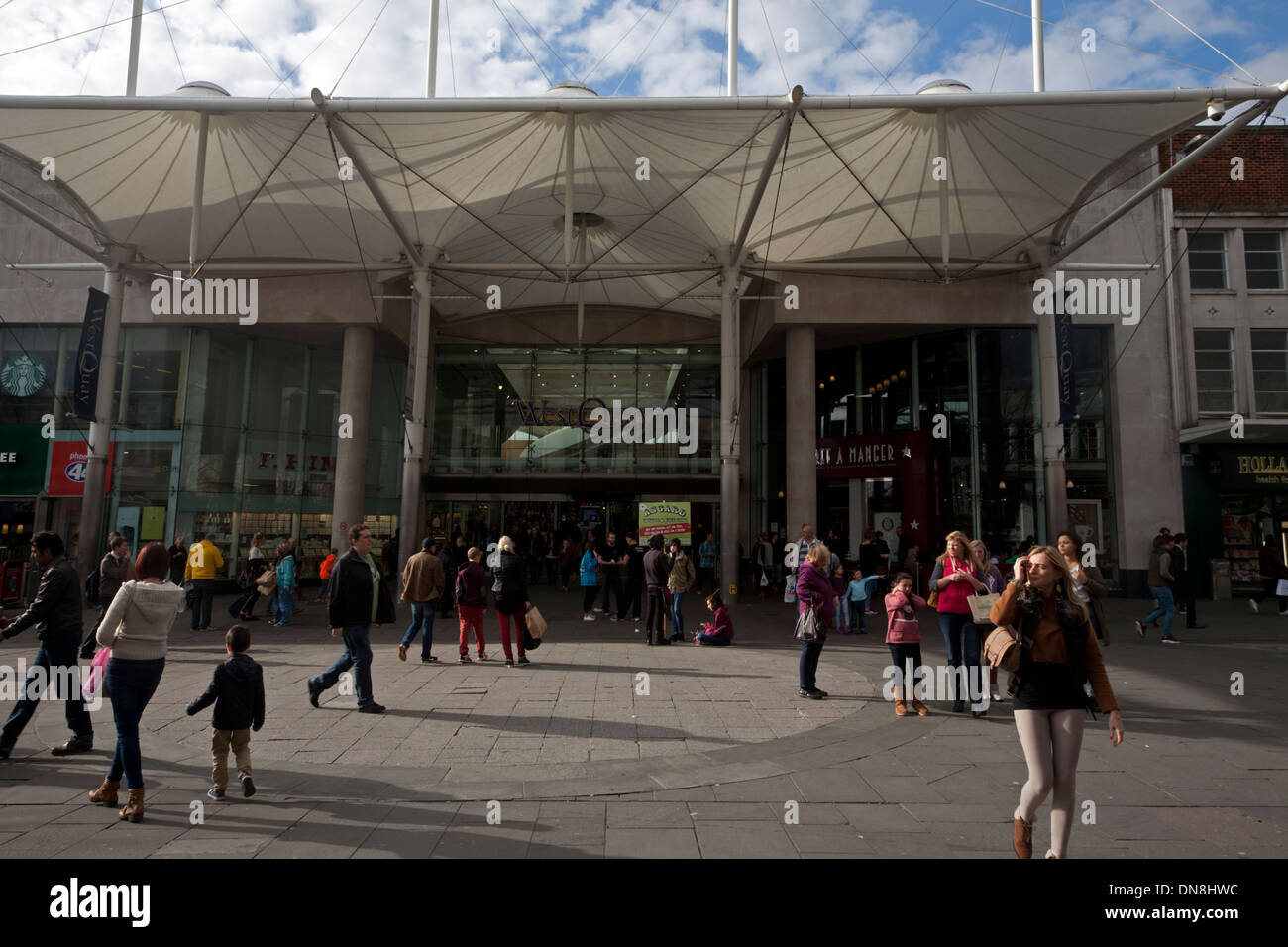 West quay shops hi-res stock photography and images - Alamy
