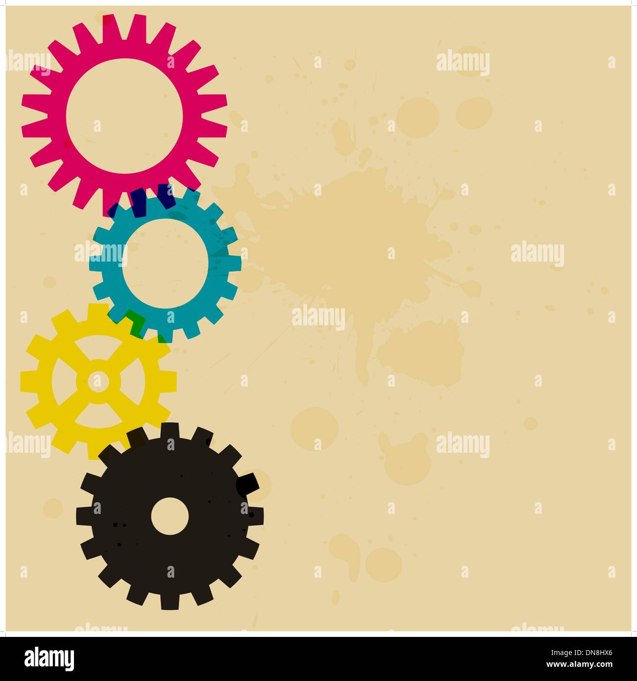 cogs and gears background Stock Vector Image & Art - Alamy