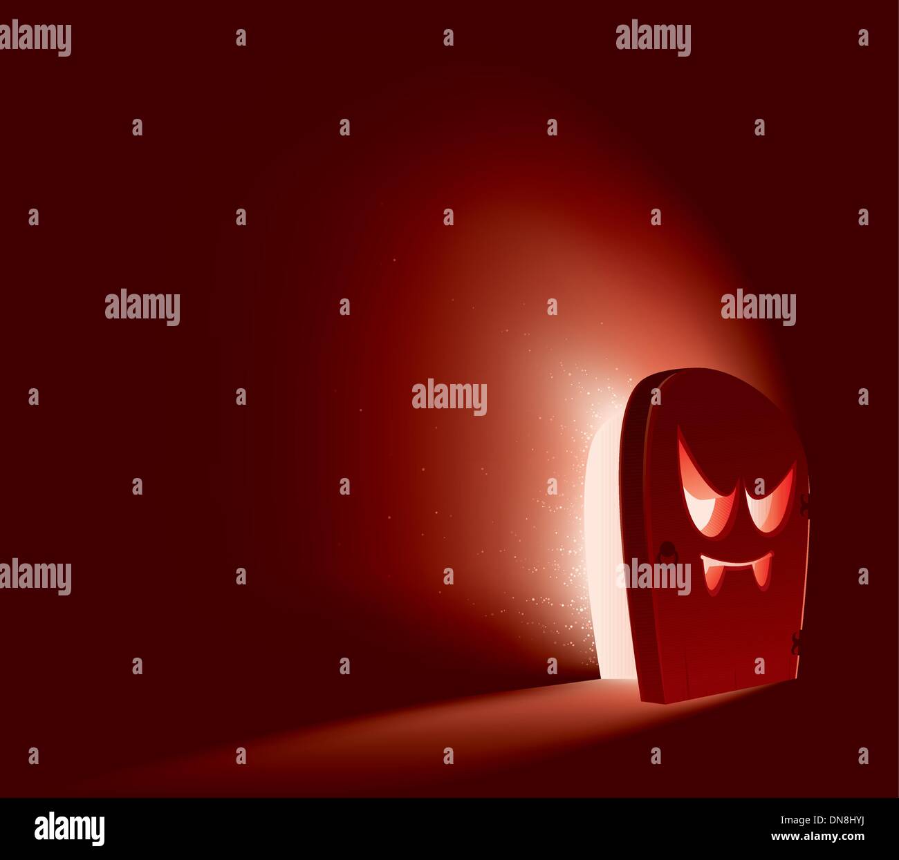 Devil door Stock Vector Images - Alamy