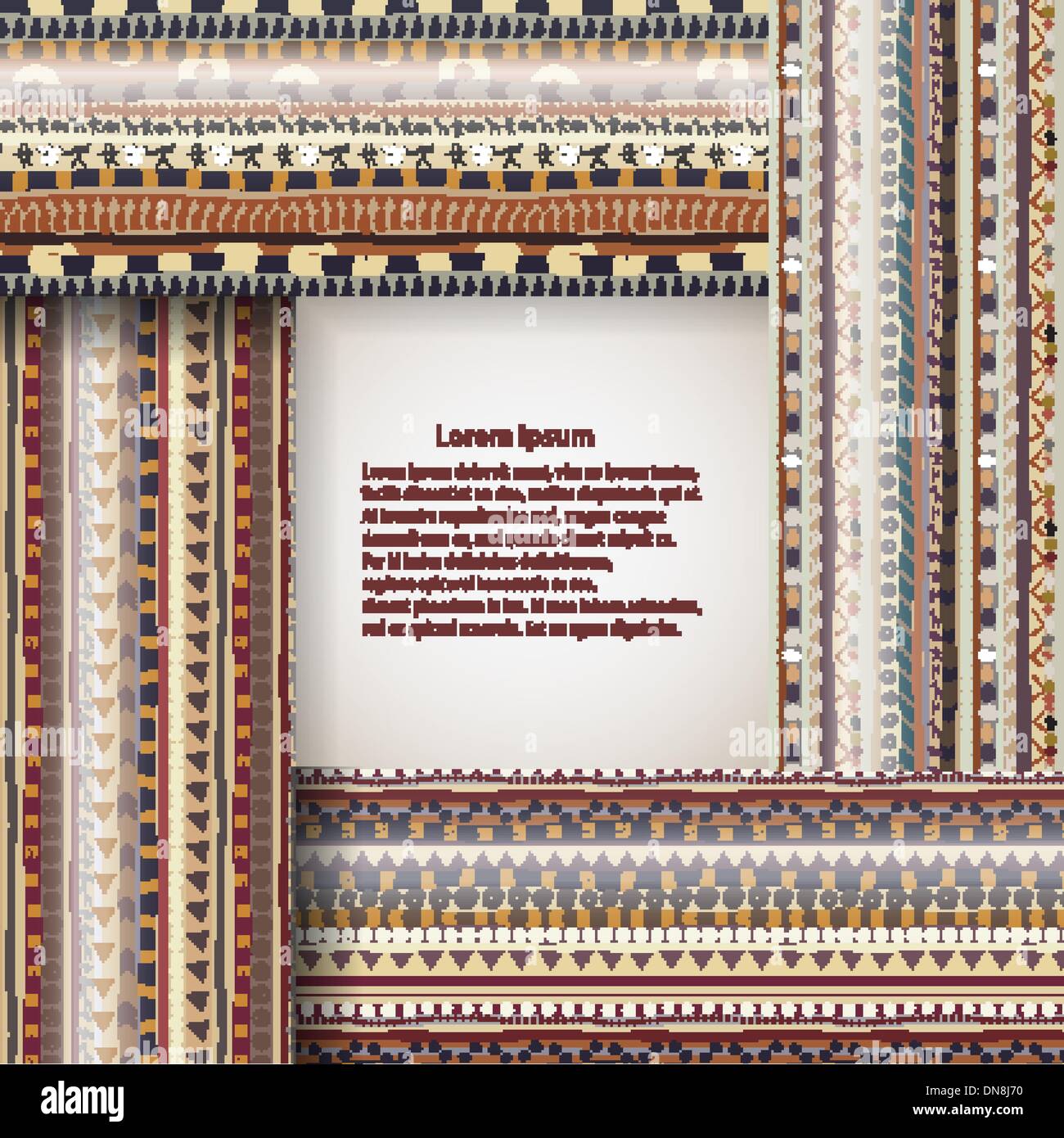 Abstract background with a African element Stock Vector Image & Art - Alamy