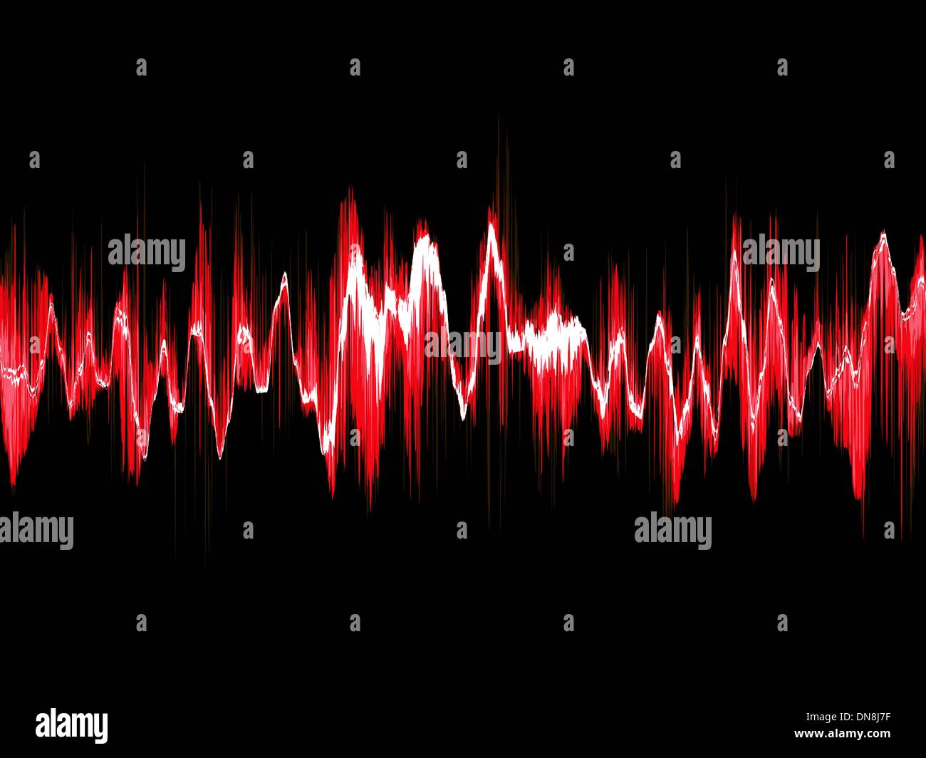 Sound level meter on audio Stock Vector Images - Alamy