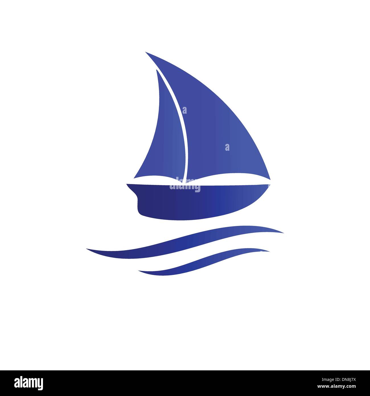 Vector ocean lines Cut Out Stock Images & Pictures - Alamy