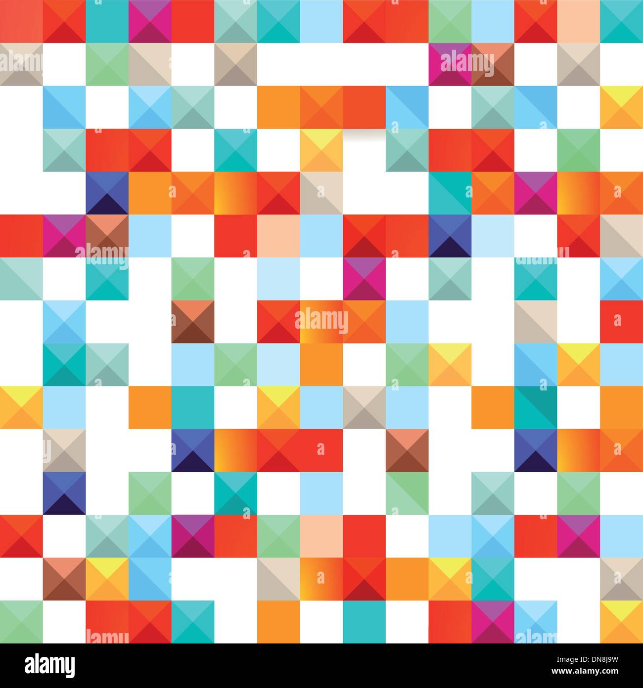 Abstract rainbow geometric background Stock Vector Images - Alamy