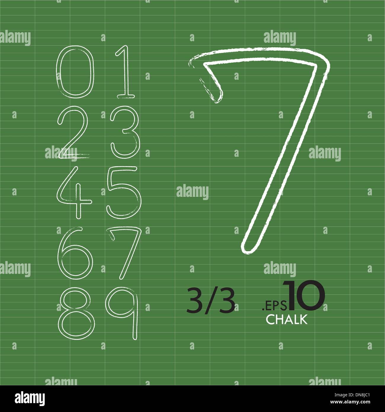 Chalk vector vectors hi-res stock photography and images - Alamy