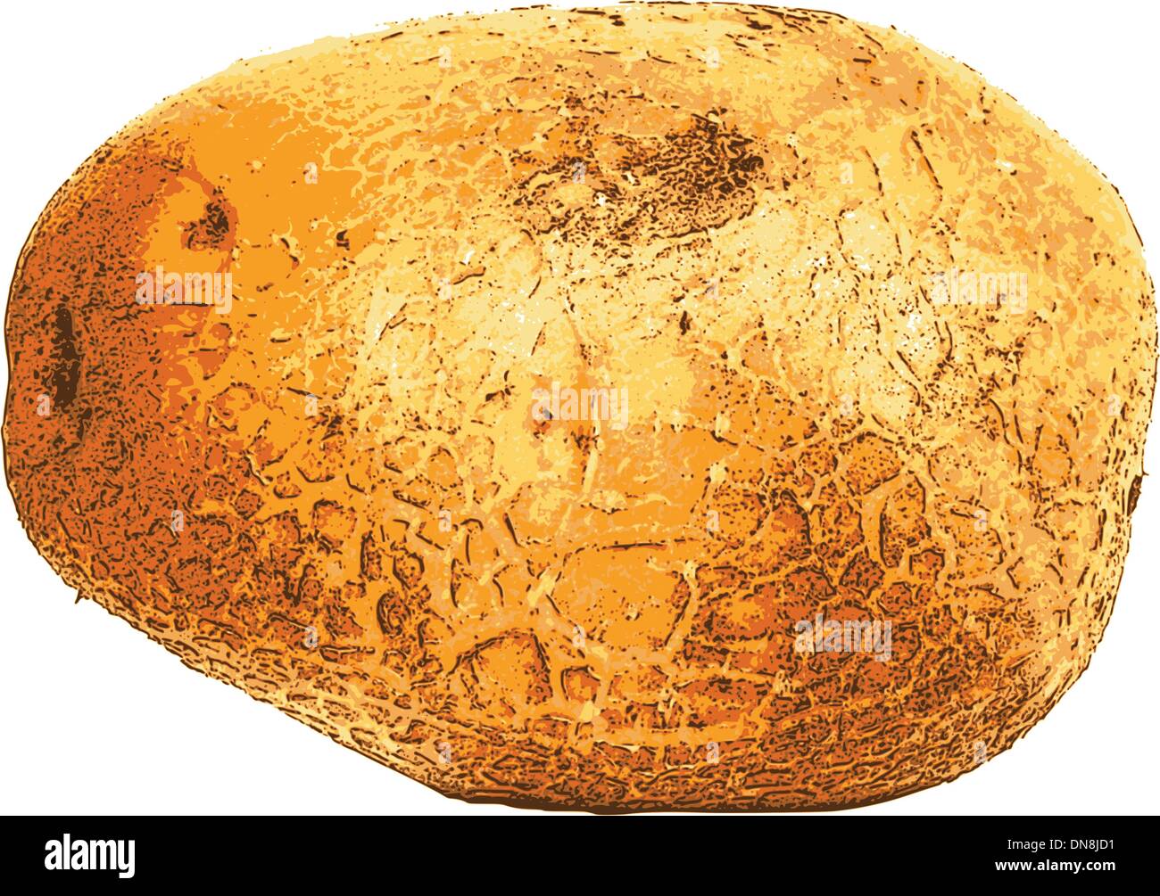 Prepared potato salad Stock Vector Images - Alamy