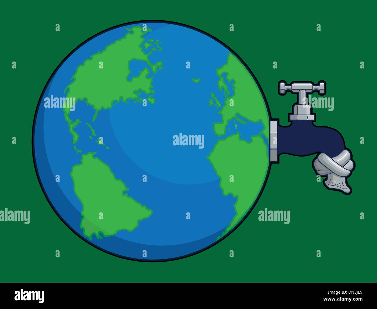 Planet earth destruction Stock Vector Images - Alamy