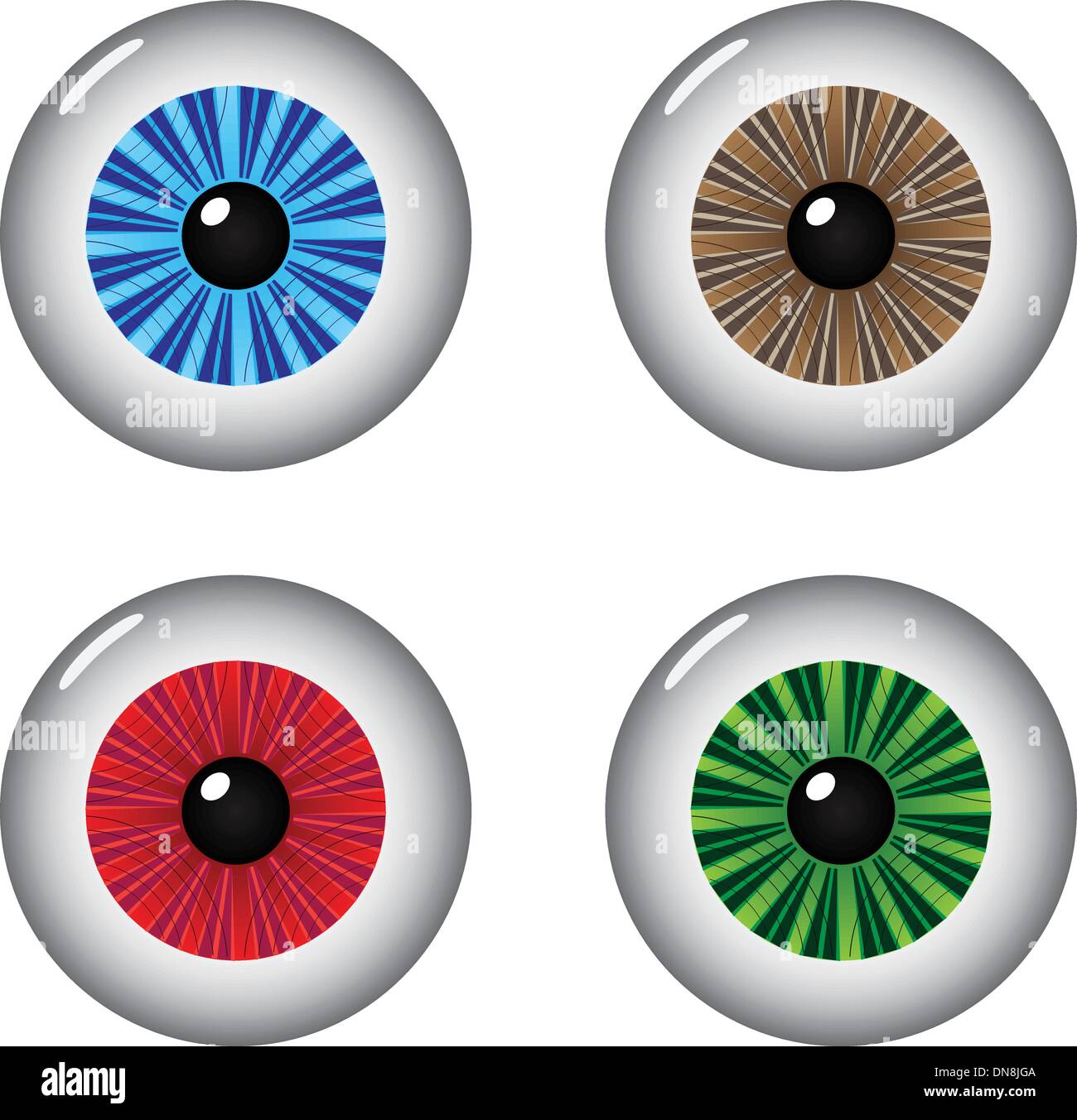 Glass eye craft Stock Vector Images - Alamy