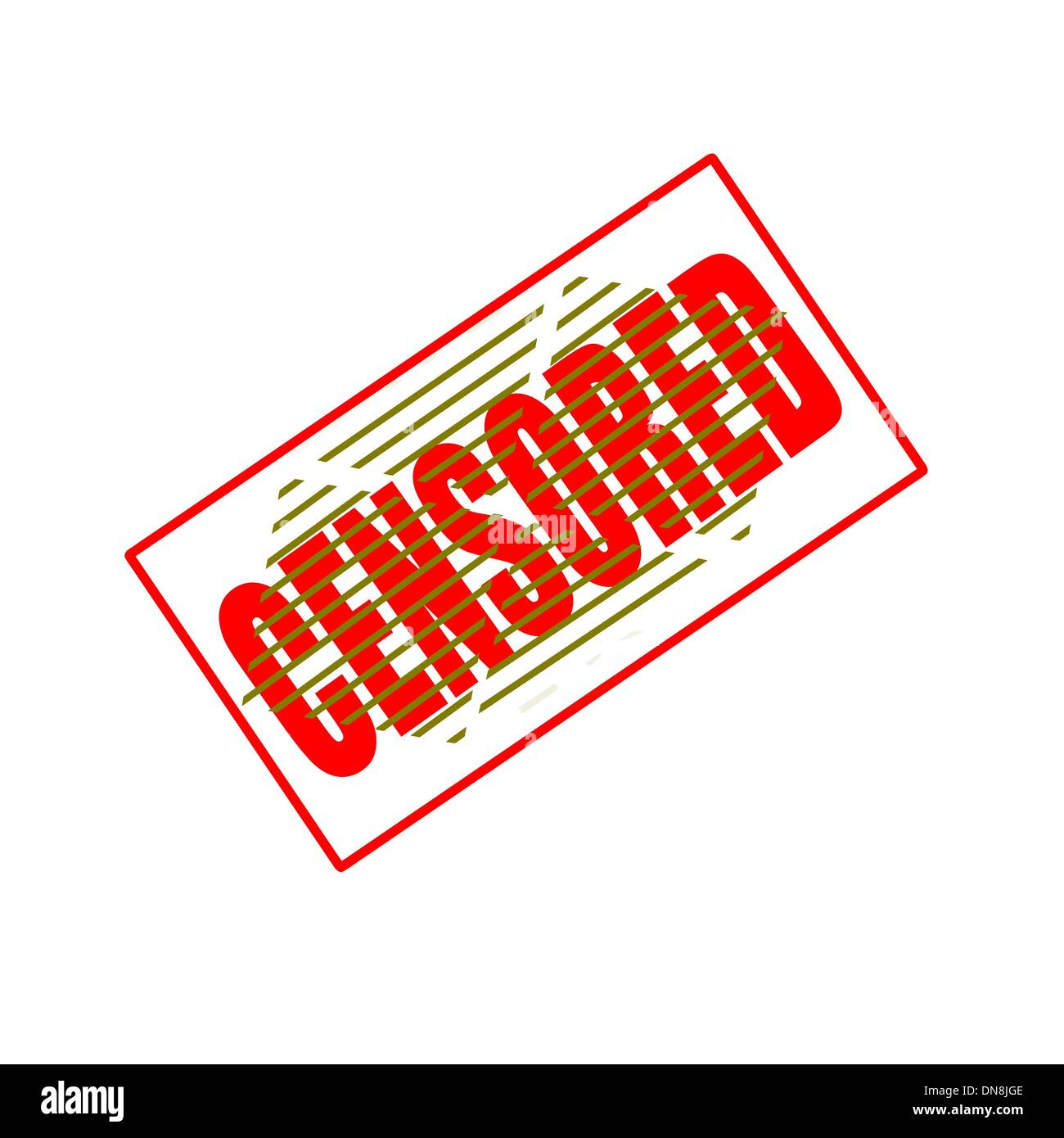 Censored sign hi-res stock photography and images - Alamy