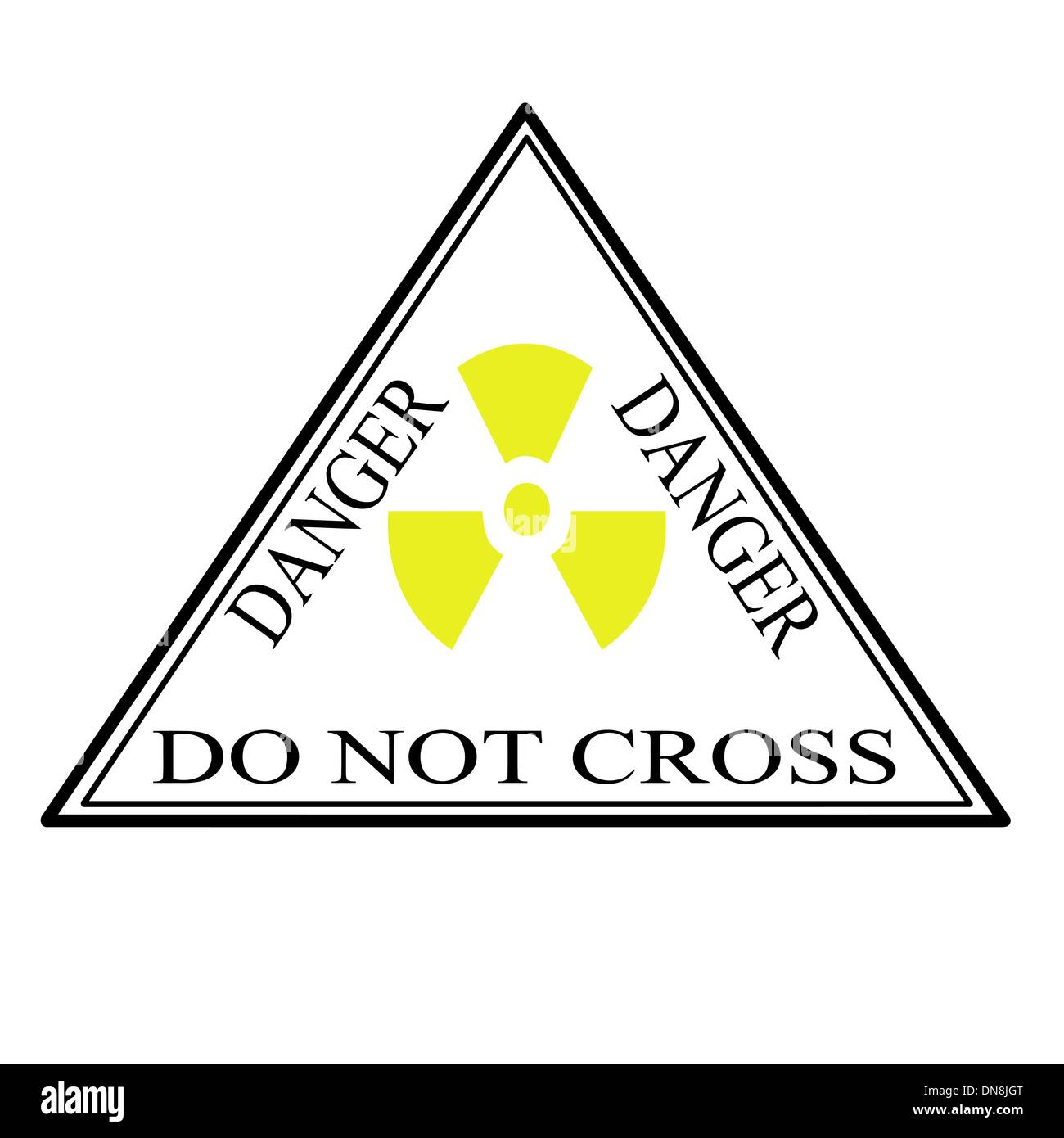 Do not cross Stock Vector Image & Art - Alamy