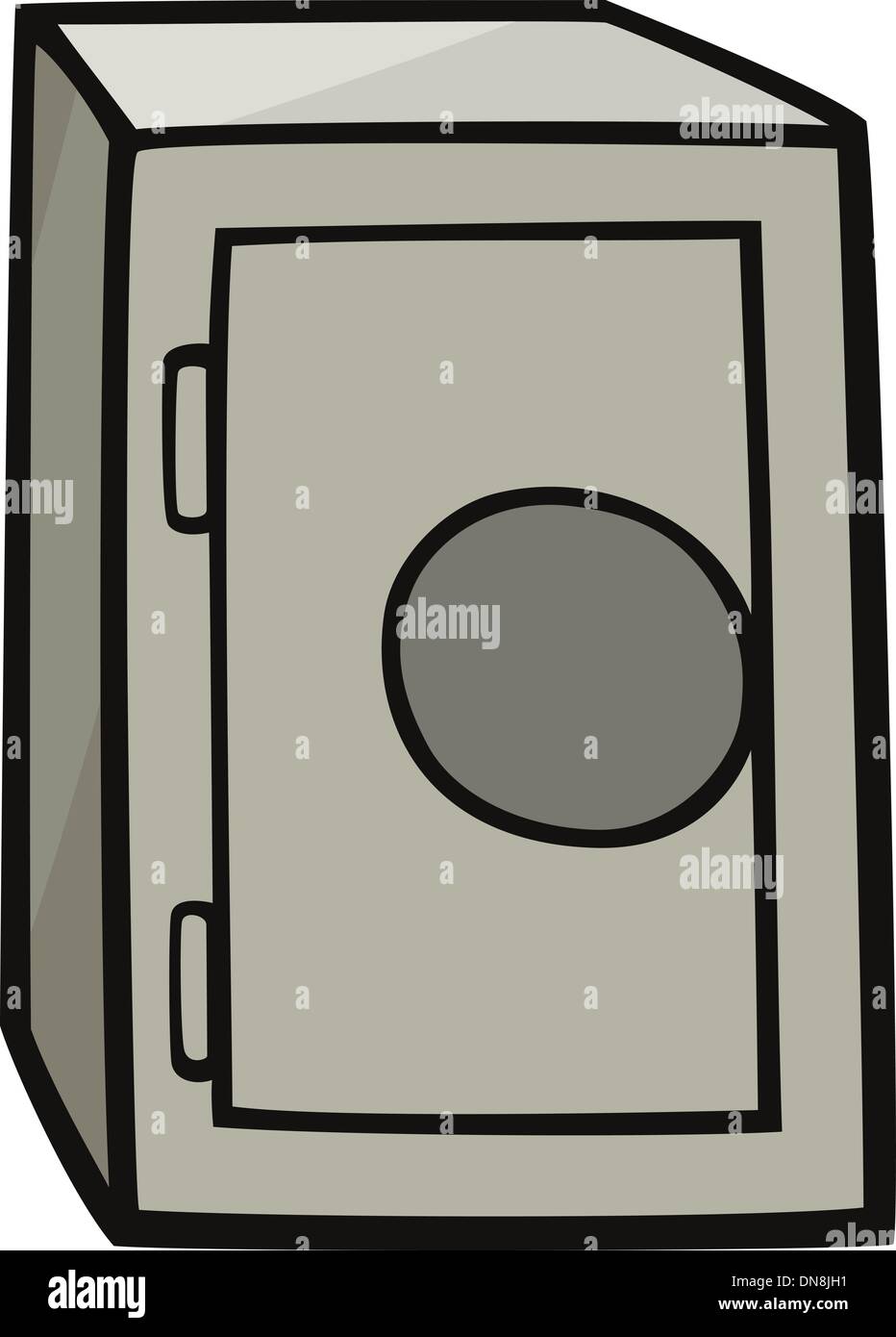 safe clip art cartoon illustration Stock Vector Image & Art - Alamy