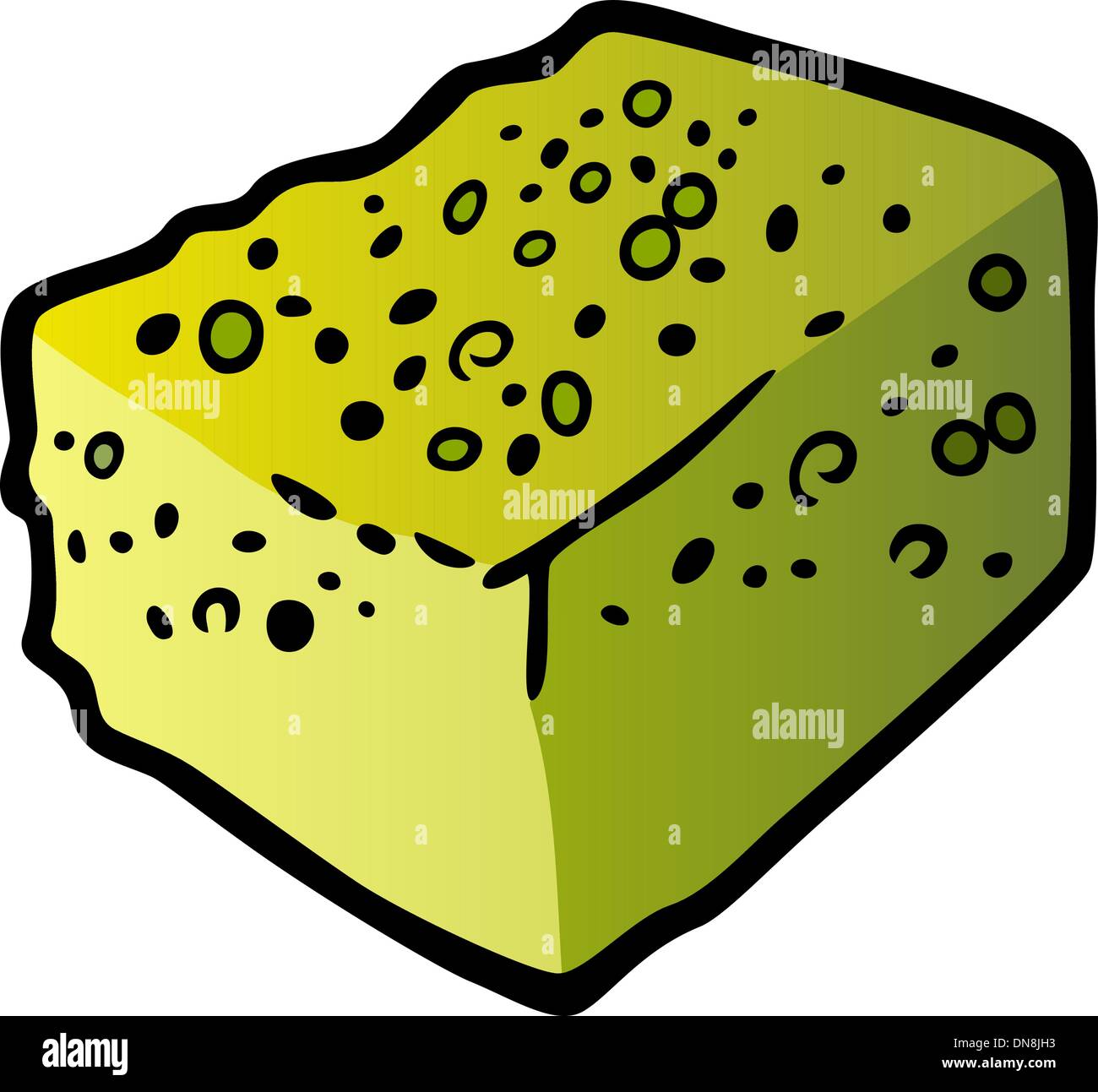 sponge clip art cartoon illustration Stock Vector Image & Art - Alamy