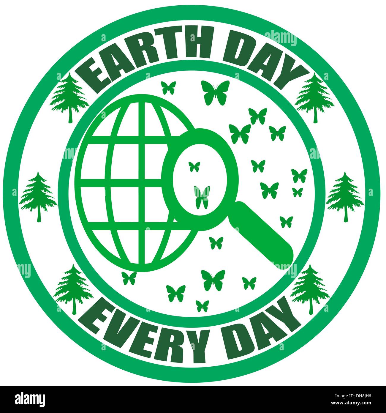 Earth day every day Stock Vector Images - Alamy