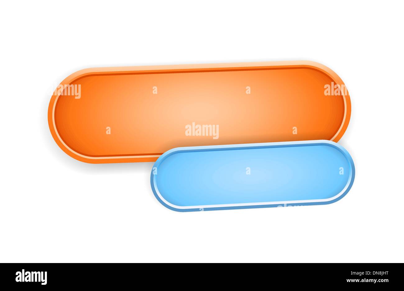 Two oval Stock Vector Images - Alamy