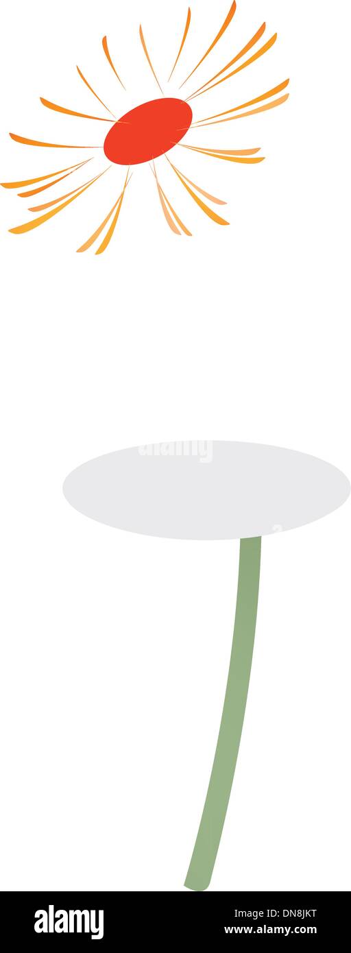 Beautiful gerbera daisy in Stock Vector Images - Alamy