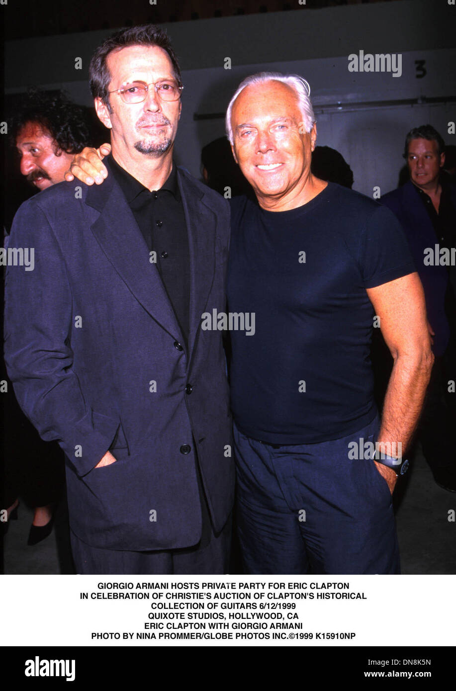 June 12, 1999 - K15910NP 06/12/99.GIORGIO ARMANI HOSTS PRIVATE PARTY ...