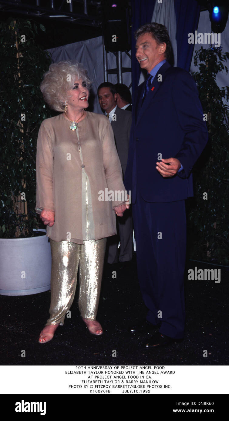 July 10, 1999 - elizabeth taylor receives the.''angel award'' at 10th ...
