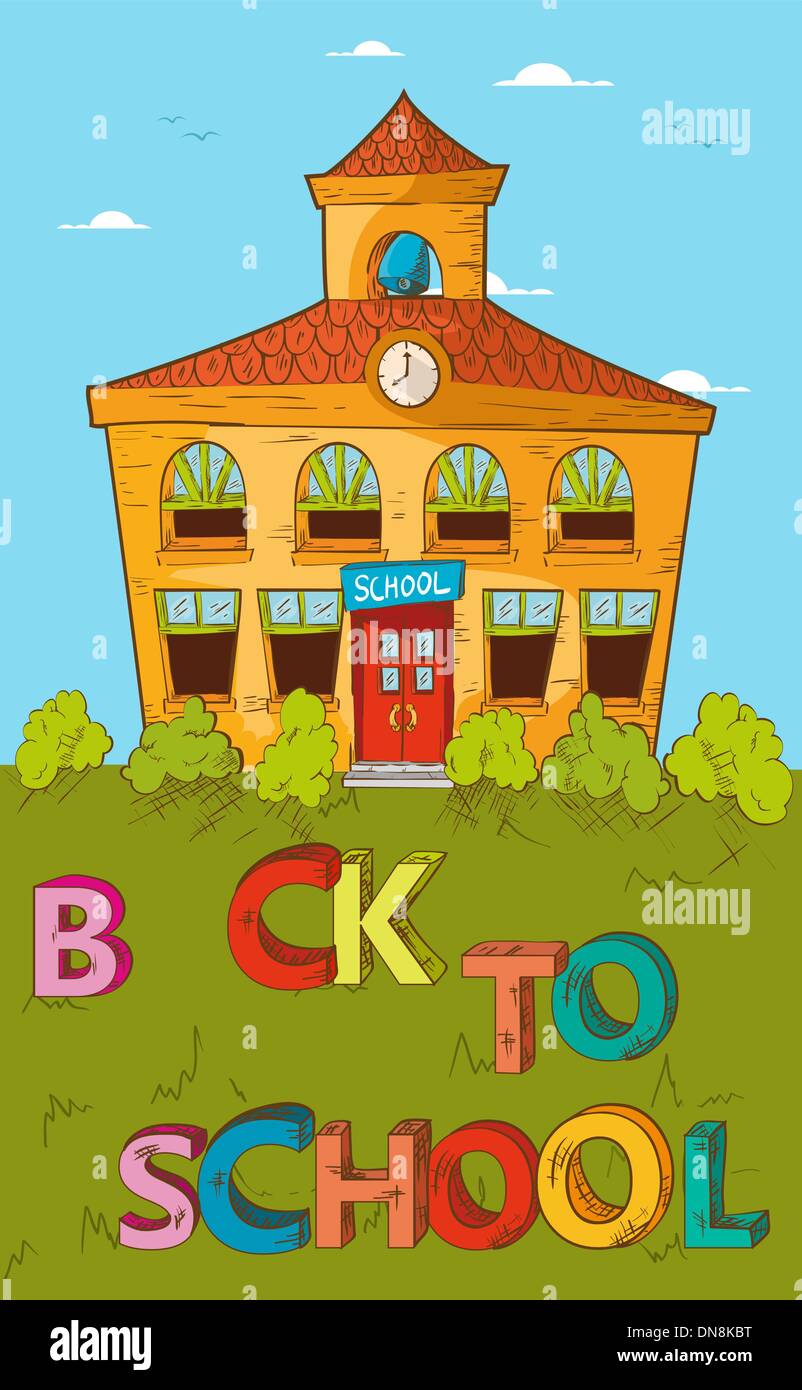Back to the house Stock Vector Images - Alamy