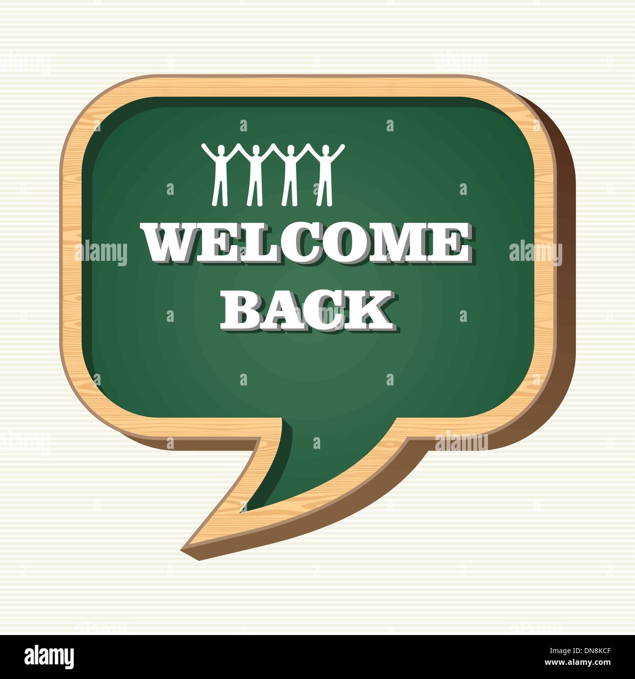 Welcome people back Stock Vector Images - Alamy