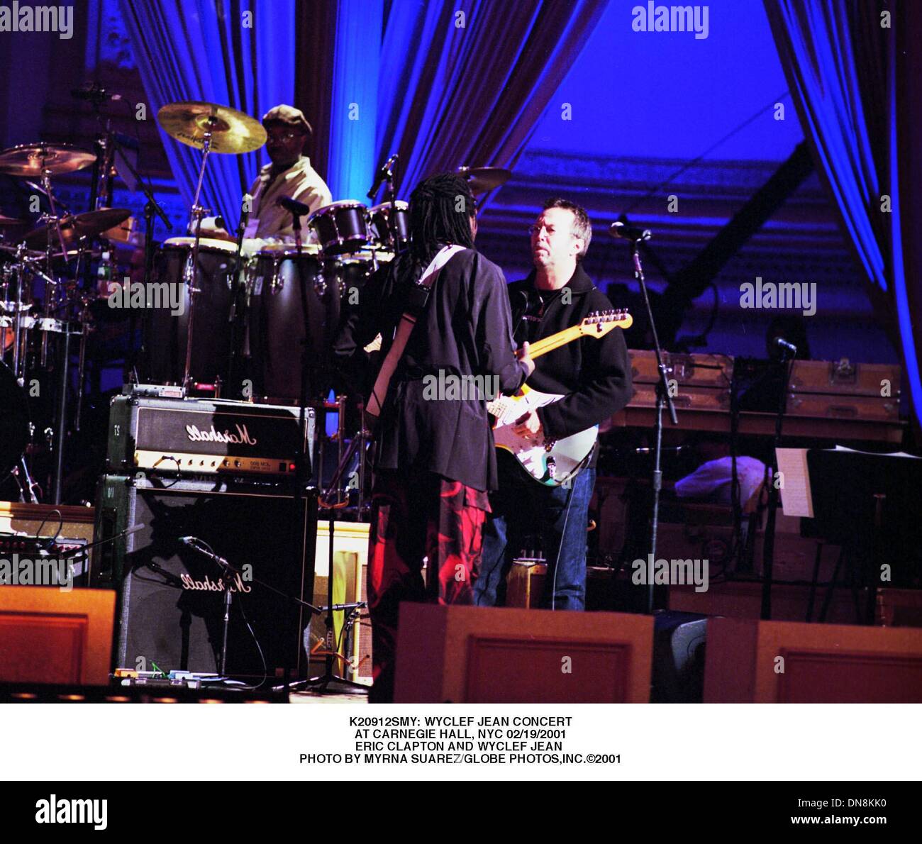 Jan. 23, 2001 - K20912SMY: WYCLEF JEAN CONCERT.AT CARNEGIE HALL, NYC 02 ...