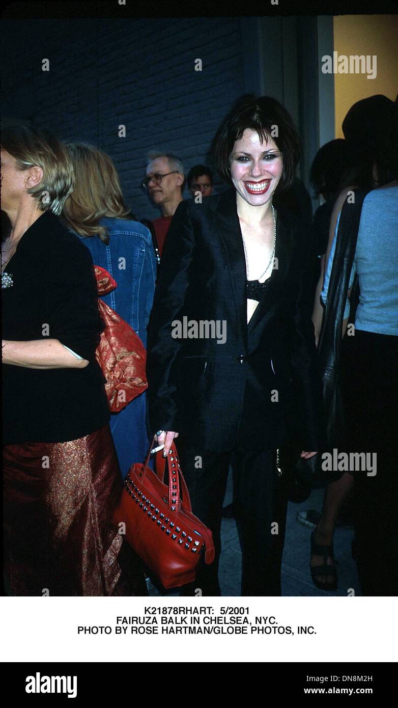 July 6, 2001 - K21878RHART: 5/2001.FAIRUZA BALK IN CHELSEA, NYC.. ROSE ...
