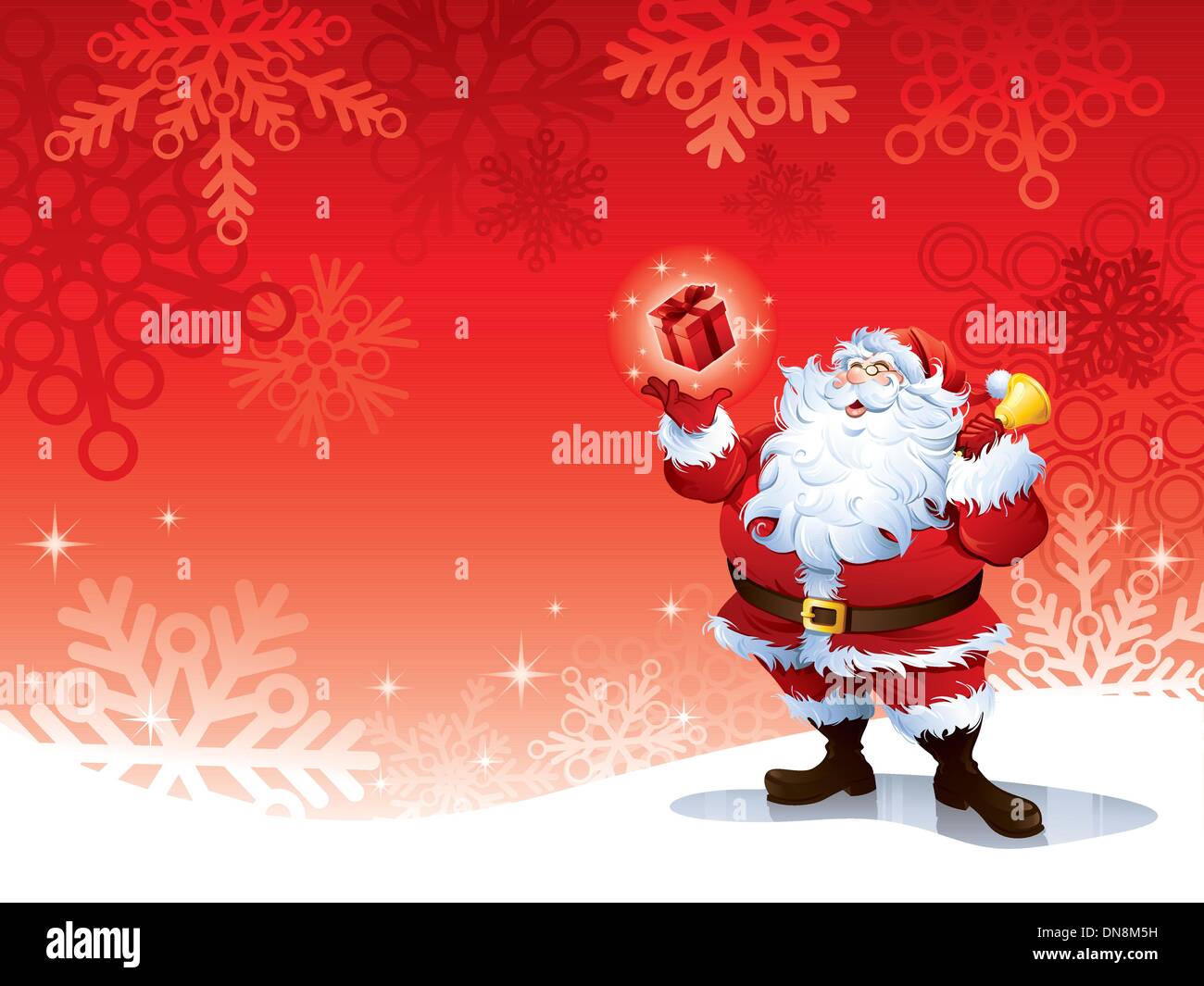Overweight santa claus Stock Vector Images - Alamy