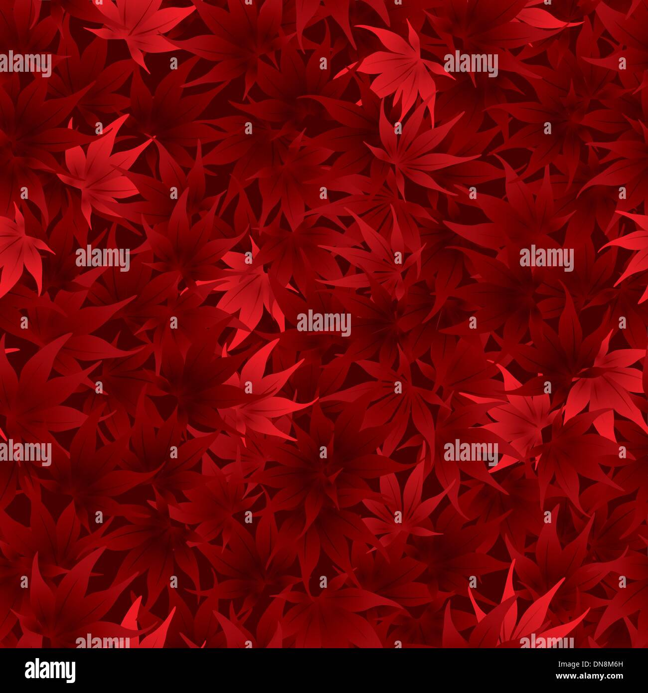 Seamless red maple leaves pattern Stock Vector Image & Art - Alamy