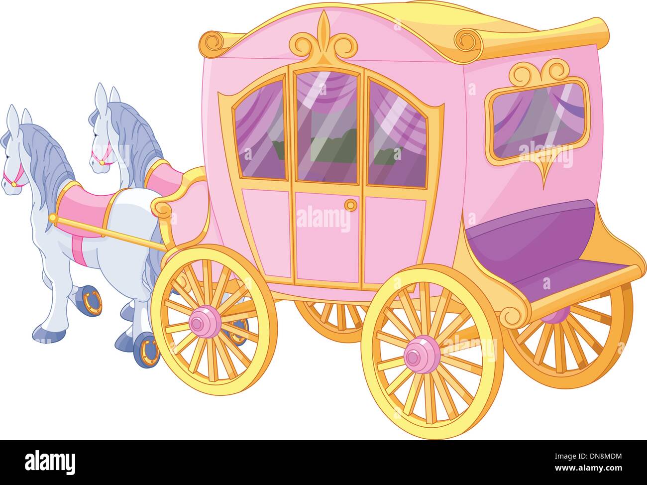 Cartoon carriage hi-res stock photography and images - Alamy